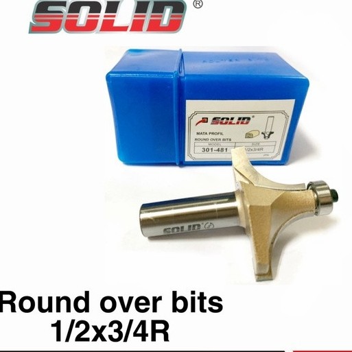 Jual Mata router mata profil 301-481 SOLID Round over bits bit | Shopee ...