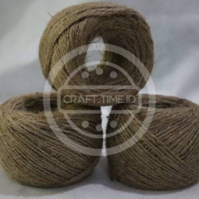 Jual [1 ROLL] TALI GONI / TALI RAMI / HEMP ROPE | Shopee Indonesia
