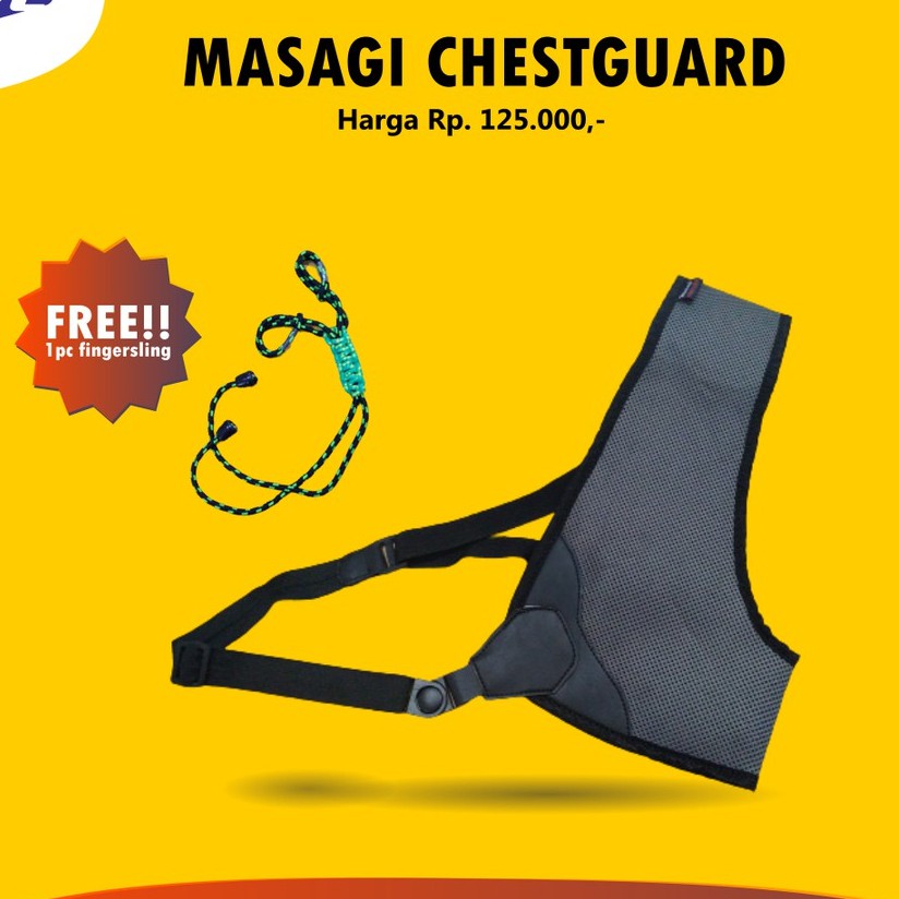 Jual Masagi Chestguard Grey | Shopee Indonesia