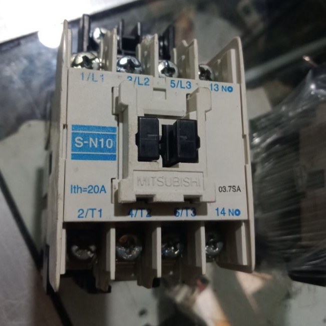 Jual kontaktor contactor SN10 S-N10 mitsubishi 20A | Shopee Indonesia