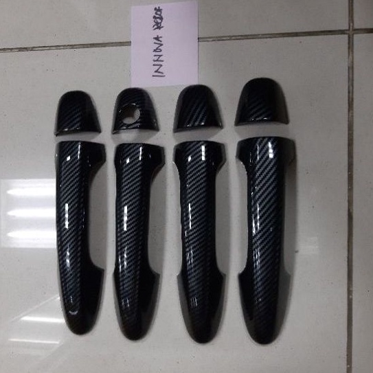 Jual Cover handle mobil toyota INNOVA REBORN 2016-2021 CARBON | Shopee ...