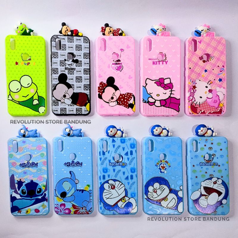 Jual Silikon Hp Vivo V9 Karakter Doraemon Hello Kitty Melody Mickey ...