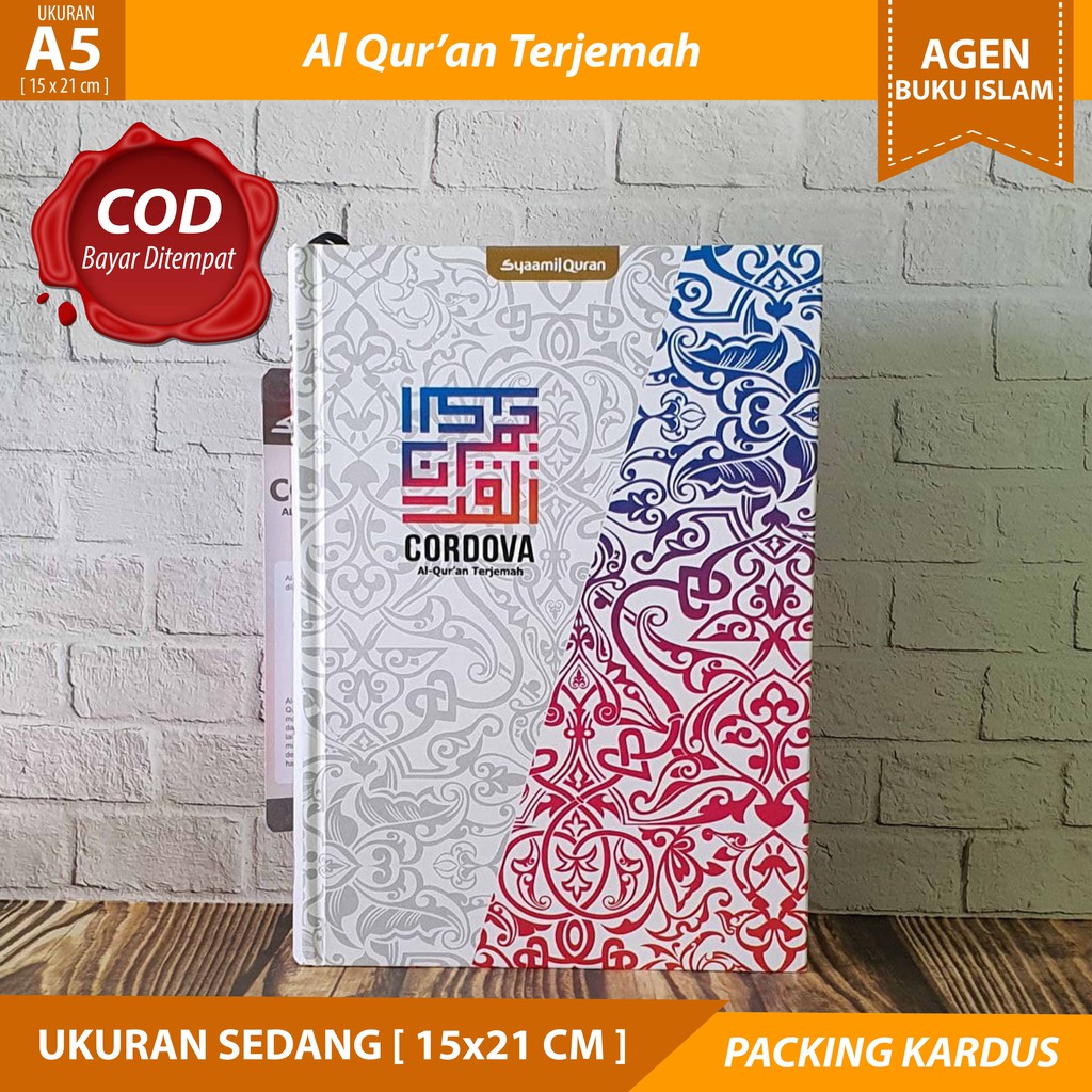 Jual BISA COD-AL QURAN Cordova A5 [21X15cm] Al Quran Terjemah-Ukuran ...