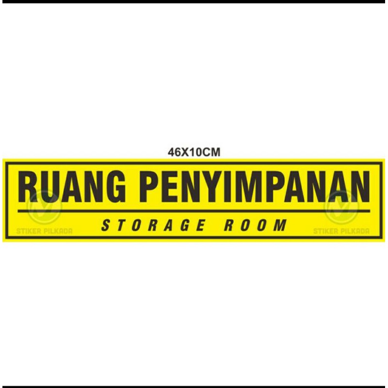 Jual STIKER RUANG PENYIMPANAN 46x10CM | Shopee Indonesia