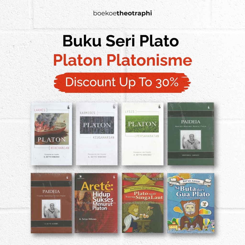 Jual Buku Seri Filsafat Yunani; Filsuf Plato Platon | Shopee Indonesia