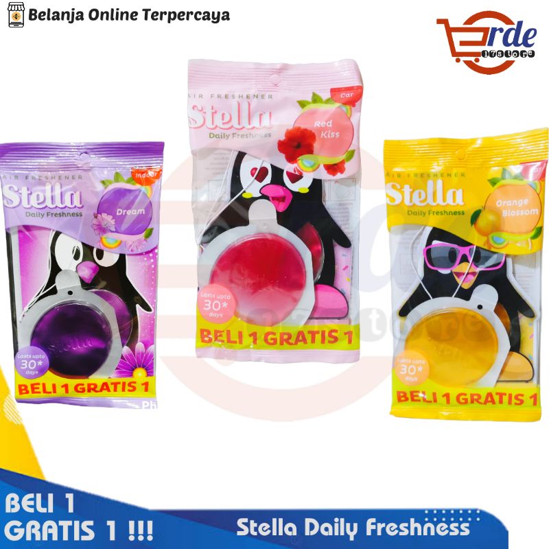 Jual STELLA Daily Freshness Mobil / Pengharum Mobil Gantung | Shopee ...