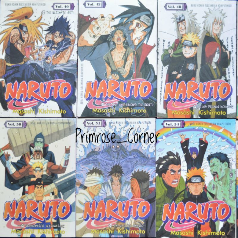 Jual (Preloved Original) Naruto-Komik By Masashi Kishimoto-(Varian Volume) | Shopee Indonesia