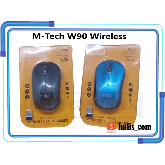 Jual M-Tech W90 Wireless Silent Mouse 2.4Ghz | Shopee Indonesia