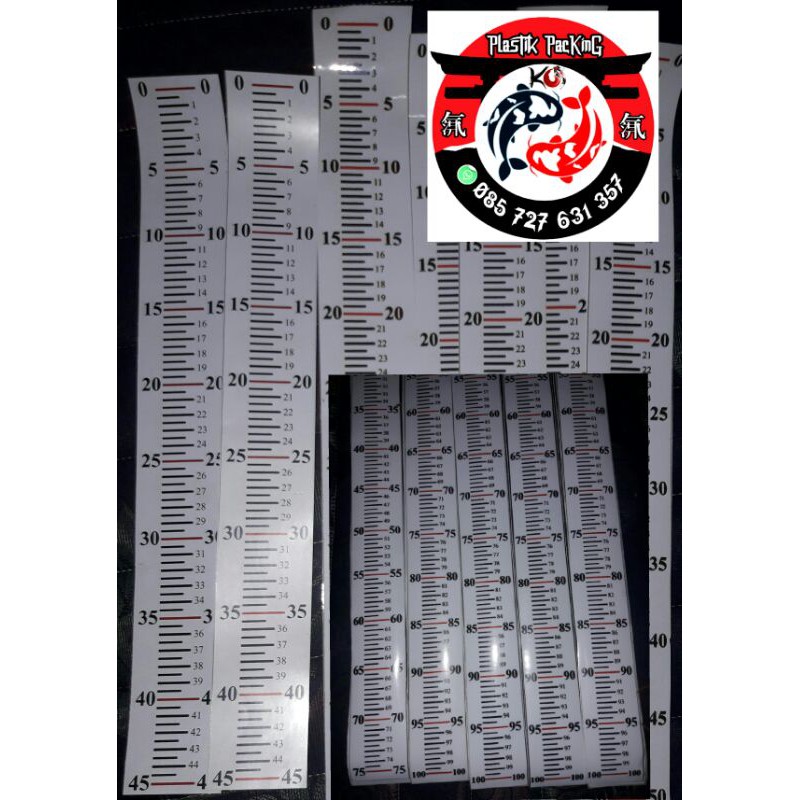 Jual stiker ukur | Shopee Indonesia