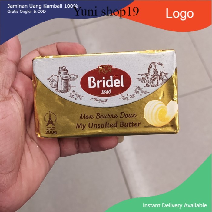 Jual bridel butter unsalted 200g | Shopee Indonesia