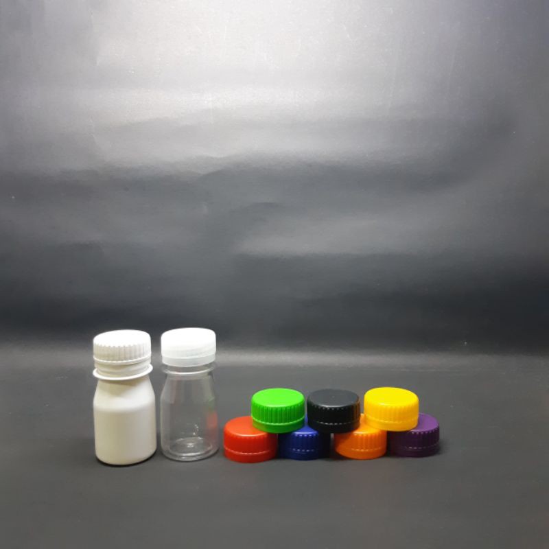 Jual Botol Plastik PET Kapsul 30 ml / BP2 / Botol Obat 30 ml / Botol ...