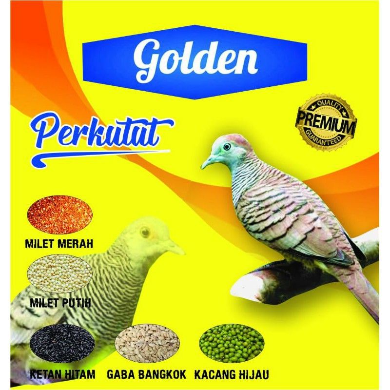 Jual Golden Perkutut milet pakan burung perkutut untuk harian | Shopee ...