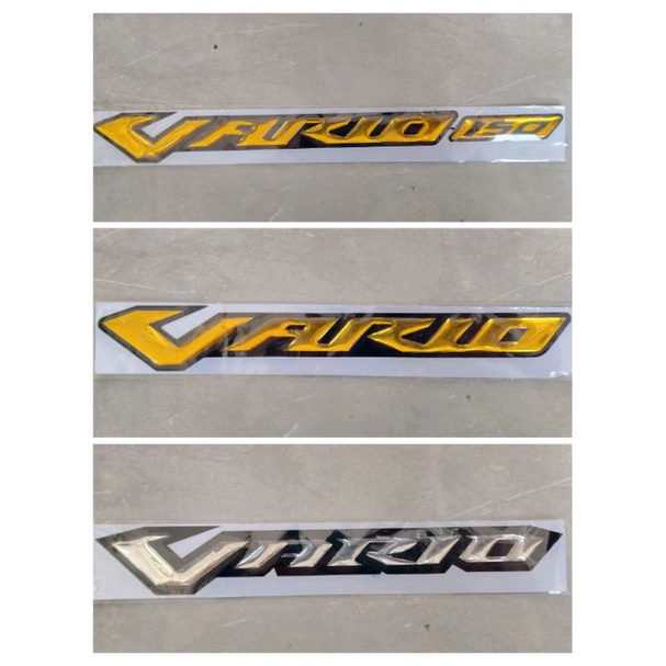 Jual STICKER TIMBUL VARIO EMBLEM VARIO 150 STICKER TIMBUL 3D VARIO ...