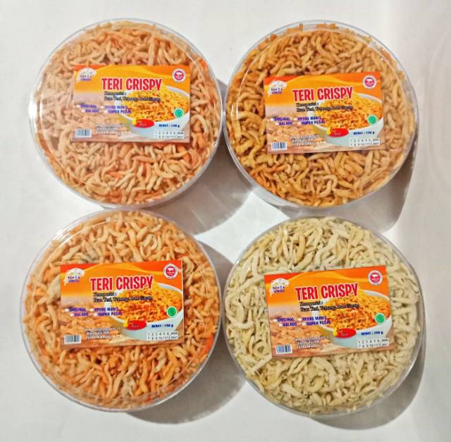 Jual Teri Crispy kualitas Super 150 Gram- Teri Krispi Non MSG ...