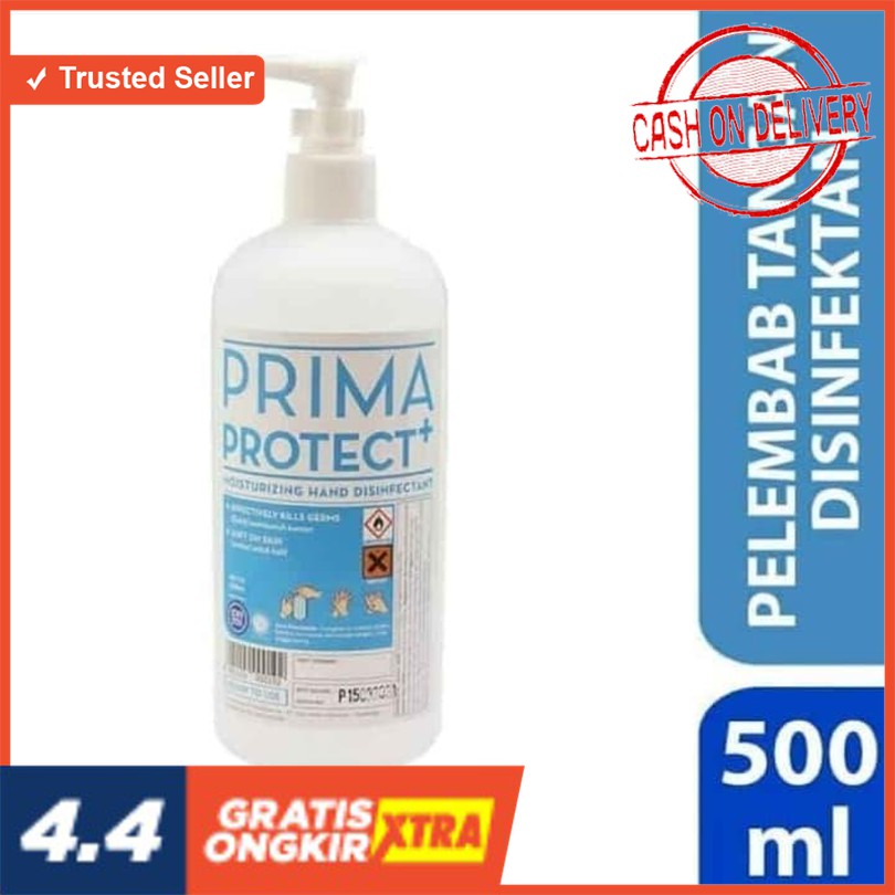 Jual Prima protect hand sanitizer 500ml TERLENGKAP | Shopee Indonesia
