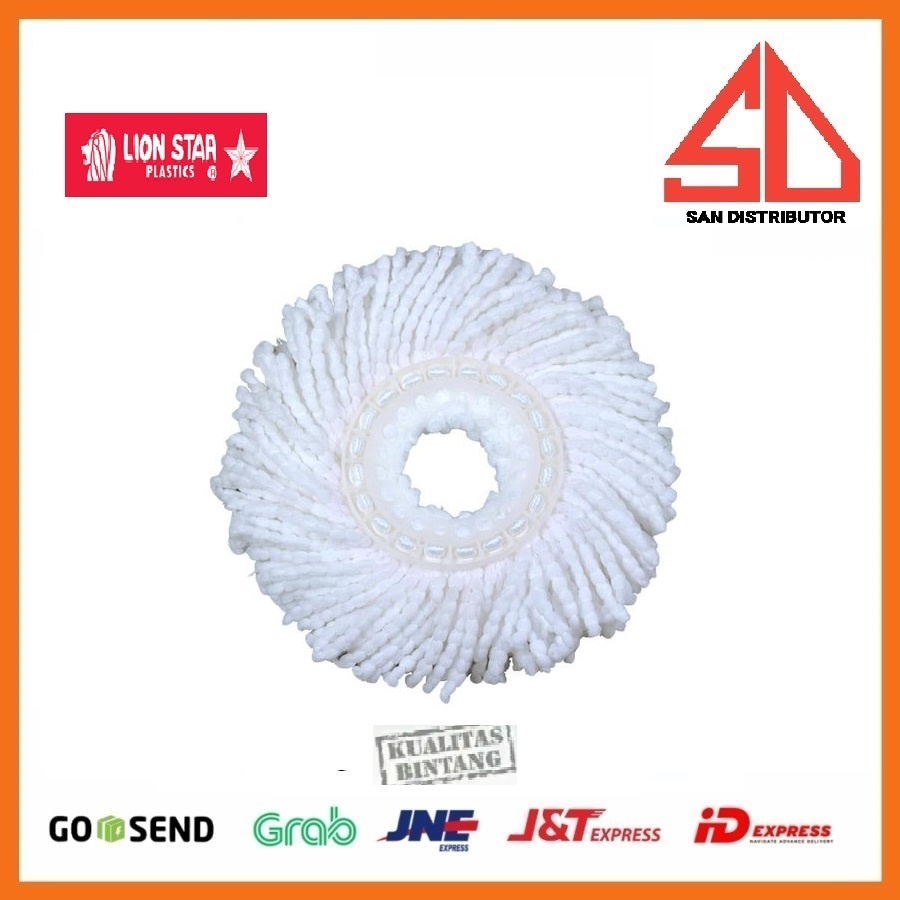 Jual Lion Star Livina Kain Pel Isi Ulang / Spin Mop Refill bm-50 ...