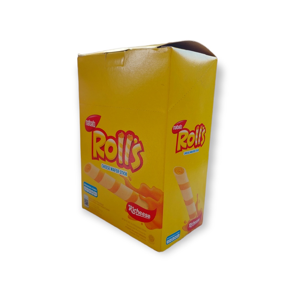 Jual Nabati Rolls Coklat Chocolate Cheese Wafer Stick Richeese isi ...