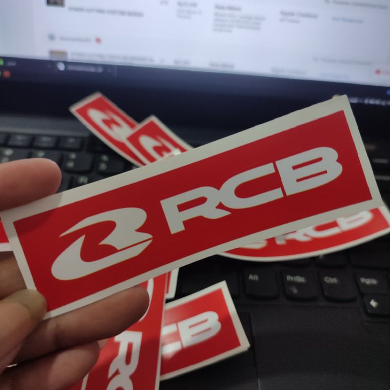 Jual STIKER PRINT N CUT MURAH LOGO RCB TANPA MINIMAL PEMBELIAN | Shopee ...