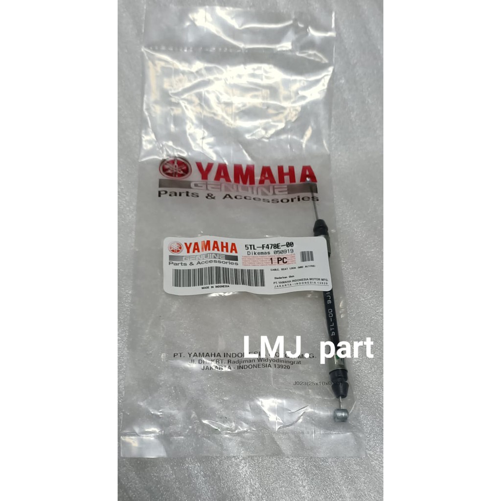 Jual TALI KABEL KUNCI JOK SEAT LOCK MIO LAMA SPORTY SMILE SOUL KARBU ORIGINAL YGP 5TL-F478E-00 ...