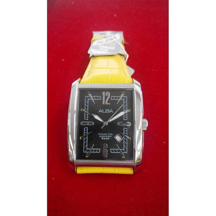 Jual Alba Men AG8185X1 Jam Tangan Pria Original AG8185 Yellow Kuning ...