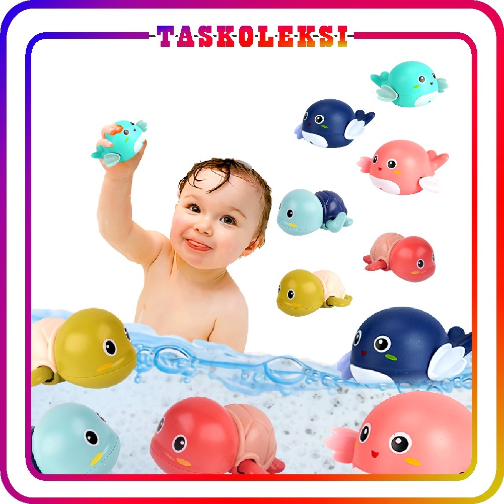 Jual ☛TK☚ R463 Mainan Mandi Anak Bayi Bentuk DOLPHIN Berenang Di Kolam ...