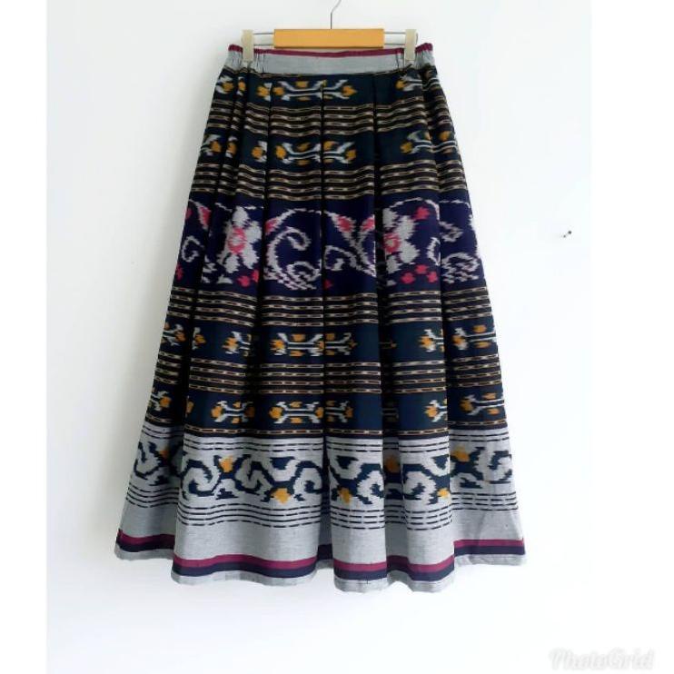 Jual 821DGH Rok Tenun Panjang Original Jepara/ Rok Tenun Motif NTT/Rok ...