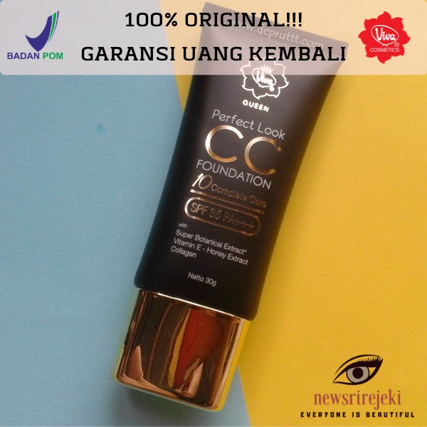 Jual Viva Queen Perfect Look CC Foundation 30g SPF 35PA+++ | Shopee ...