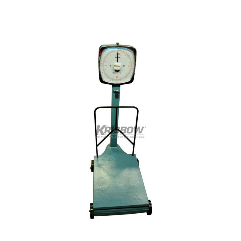 Jual Timbangan Duduk KRISBOW ANALOG PLATFORM SCALE 500KG W/TERA ...