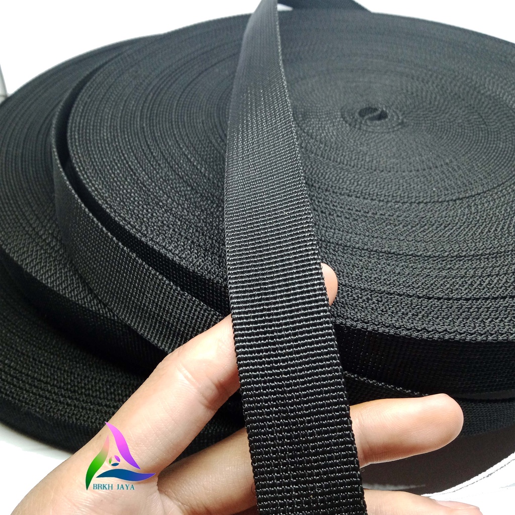 Jual Tali Webbing Tas LTG 2.5 Cm Hitam | Shopee Indonesia