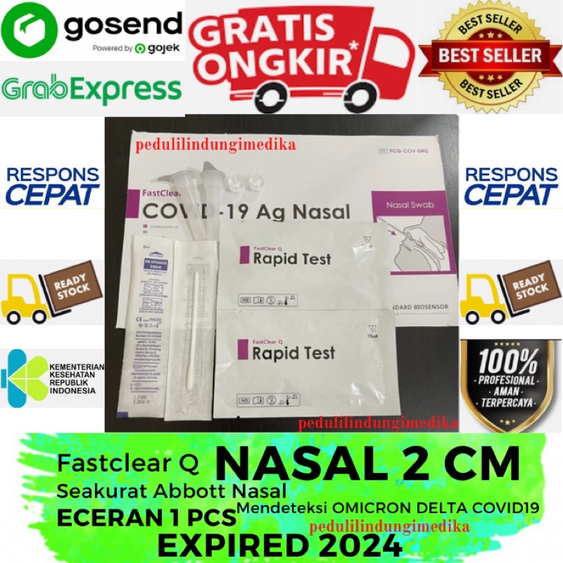 Jual Biosensor Fastclear Q NASAL Antigen Swab (ECER) | Shopee Indonesia