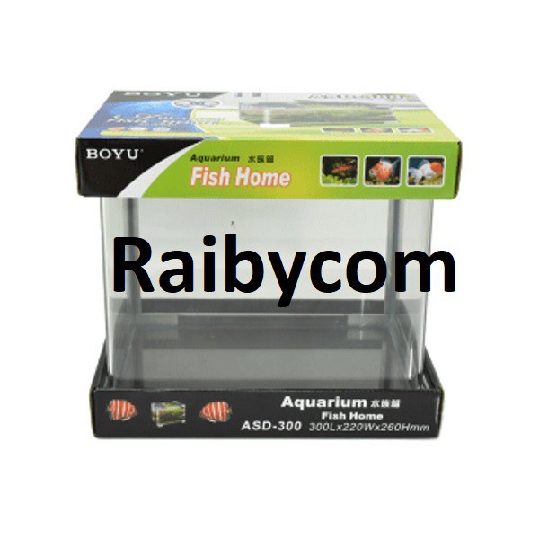Jual Boyu Aquarium 16 liter Fish Home Akuarium Kaca Mini Aquarium ...