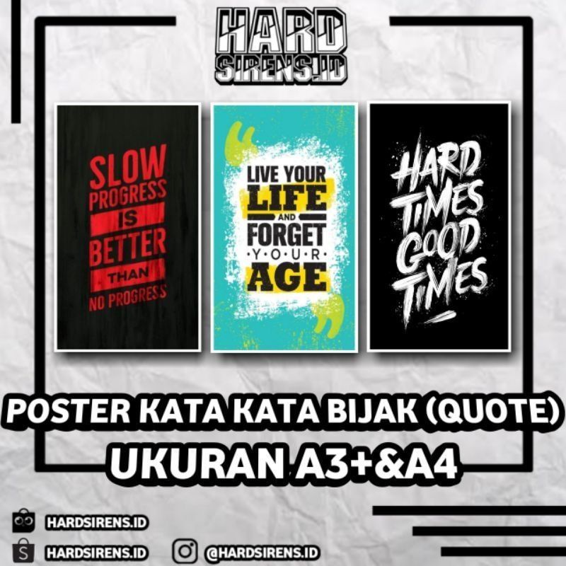 Jual Poster Quotes Wall decor Quotes Poster kata kata bijak | Shopee ...