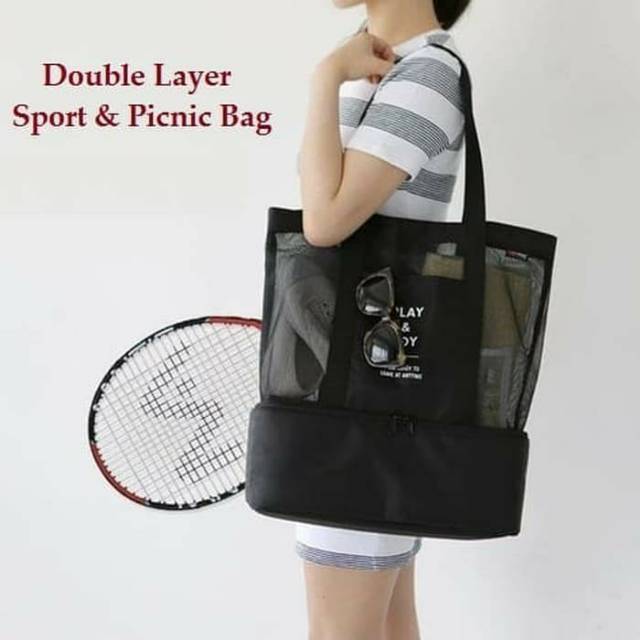 Jual Tas piknik dan olahraga 2 layer | Shopee Indonesia