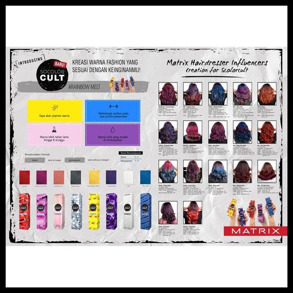 Jual MATRIX So Color Cult Hair Color Permanent 90ml | Semir Rambut ...