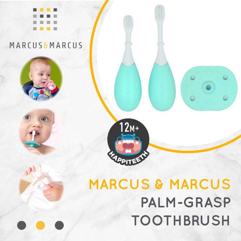 Jual Marcus & Marcus Palm Grasp Toothbrush | Shopee Indonesia