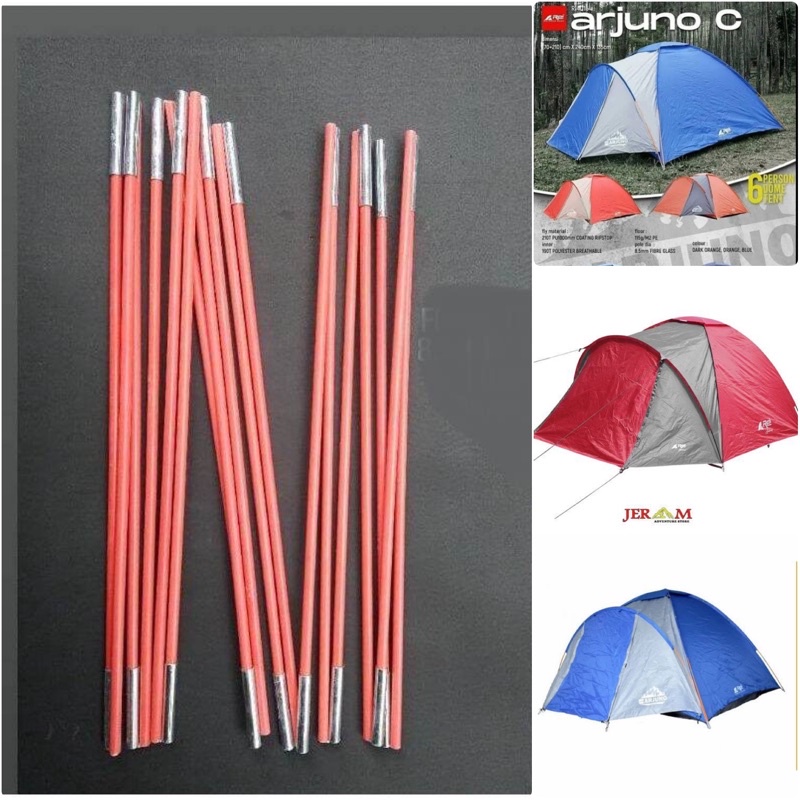 Jual 1 Set lonjor panjang rangka tenda ARJUNO C langsung pasang set ...