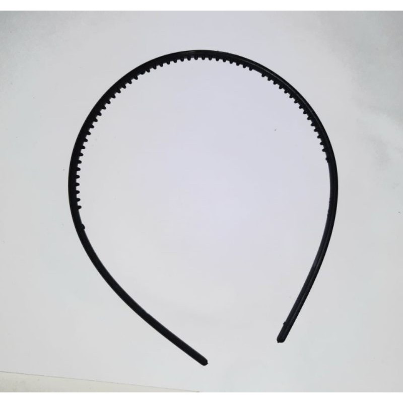 Jual BANDO PRIA HITAM SPORT BERGERIGI / BANDO KOREA LIDI KECIL PRIA ...