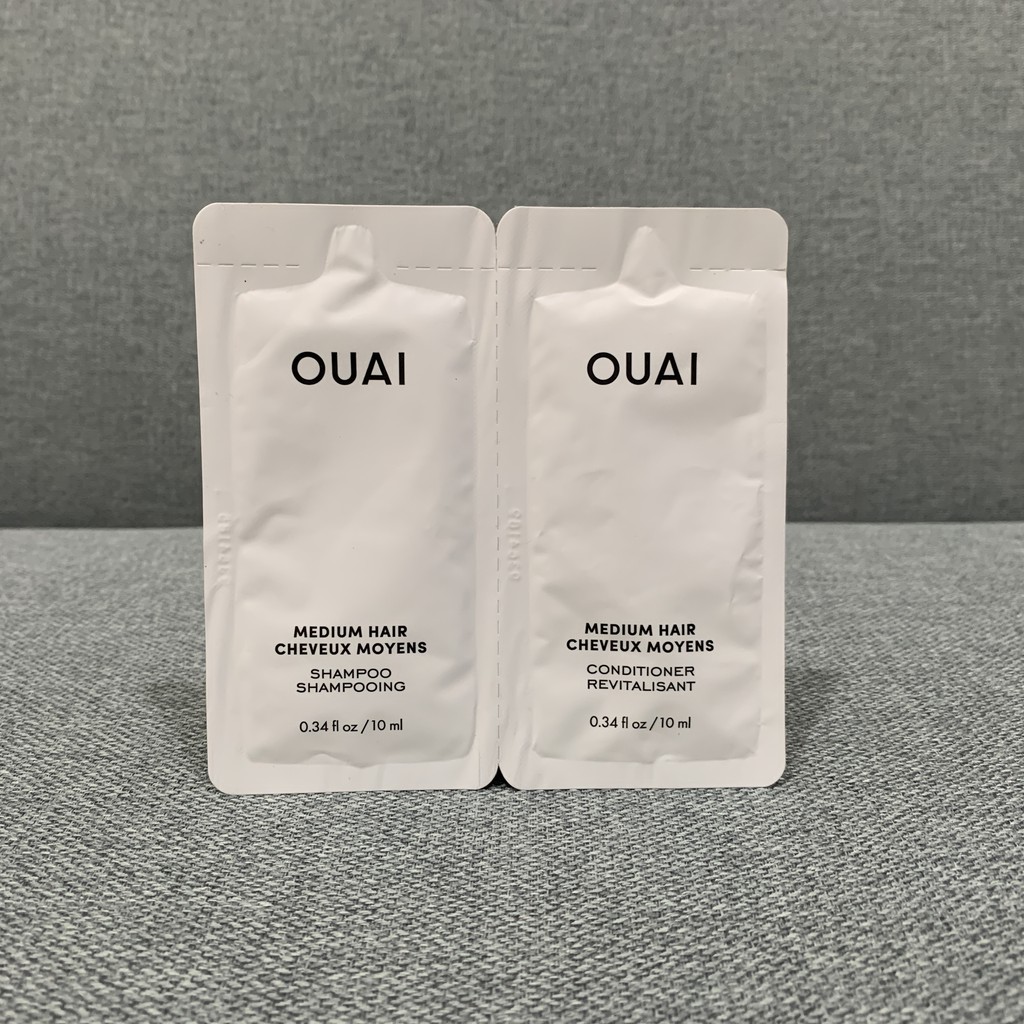 Jual OUAI Fine / Medium / Thick Hair Shampoo & Conditioner Sachet ...