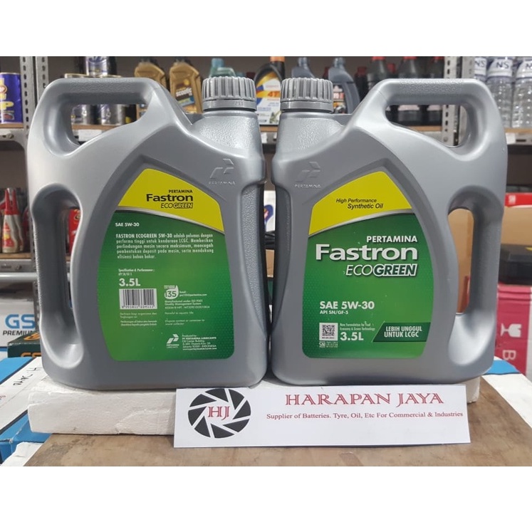 Jual OLI MOBIL PERTAMINA FASTRON ECOGREEN 5W30 @3,5L | Shopee Indonesia