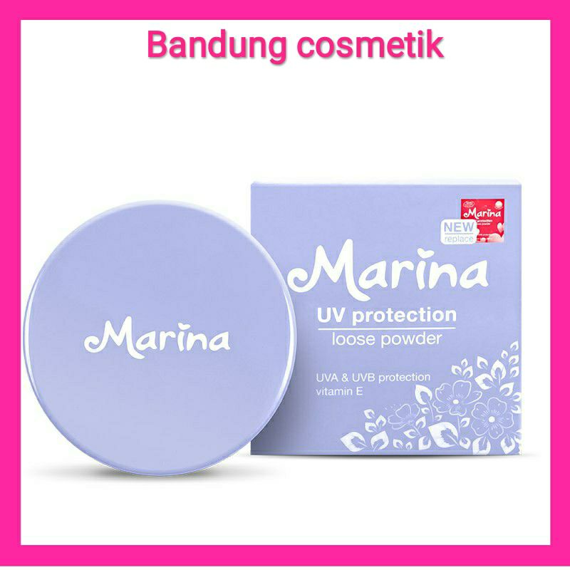 Jual MARINA UV protection loose powder | Shopee Indonesia