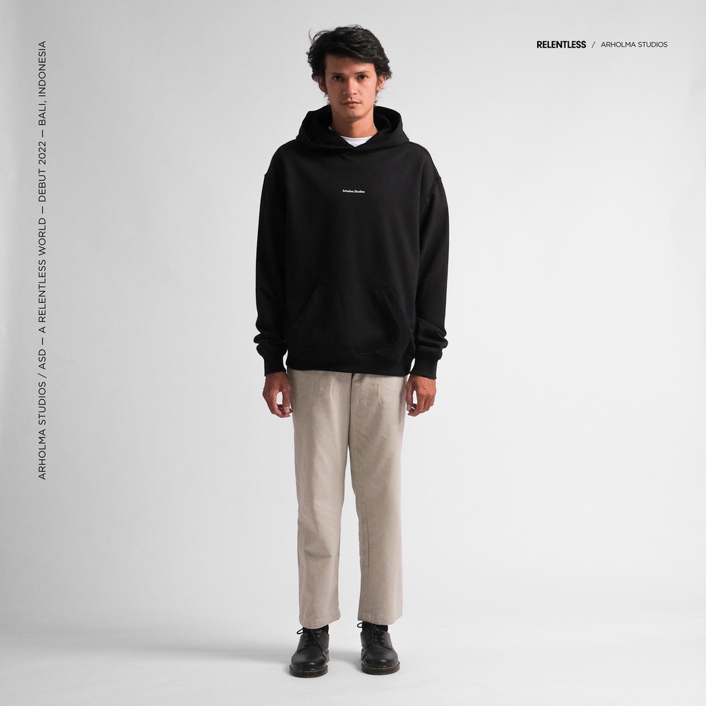 Jual Arholma Studios - Oversized Hoodie 'Relentless' Black | Shopee ...