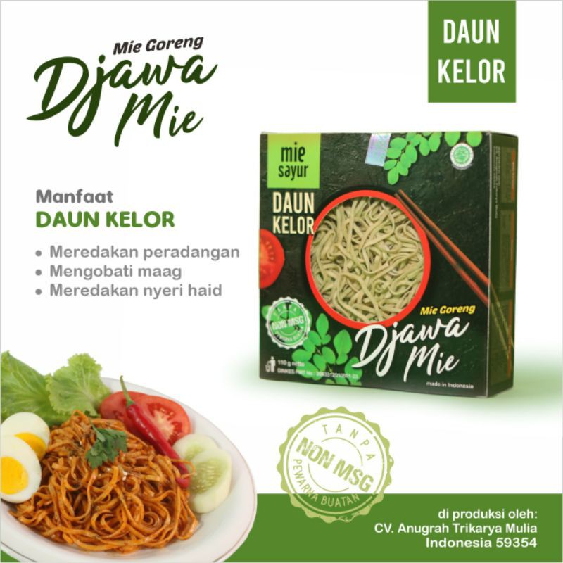 Jual djawa mie mie goreng sehat varian DAUN KELOR | Shopee Indonesia