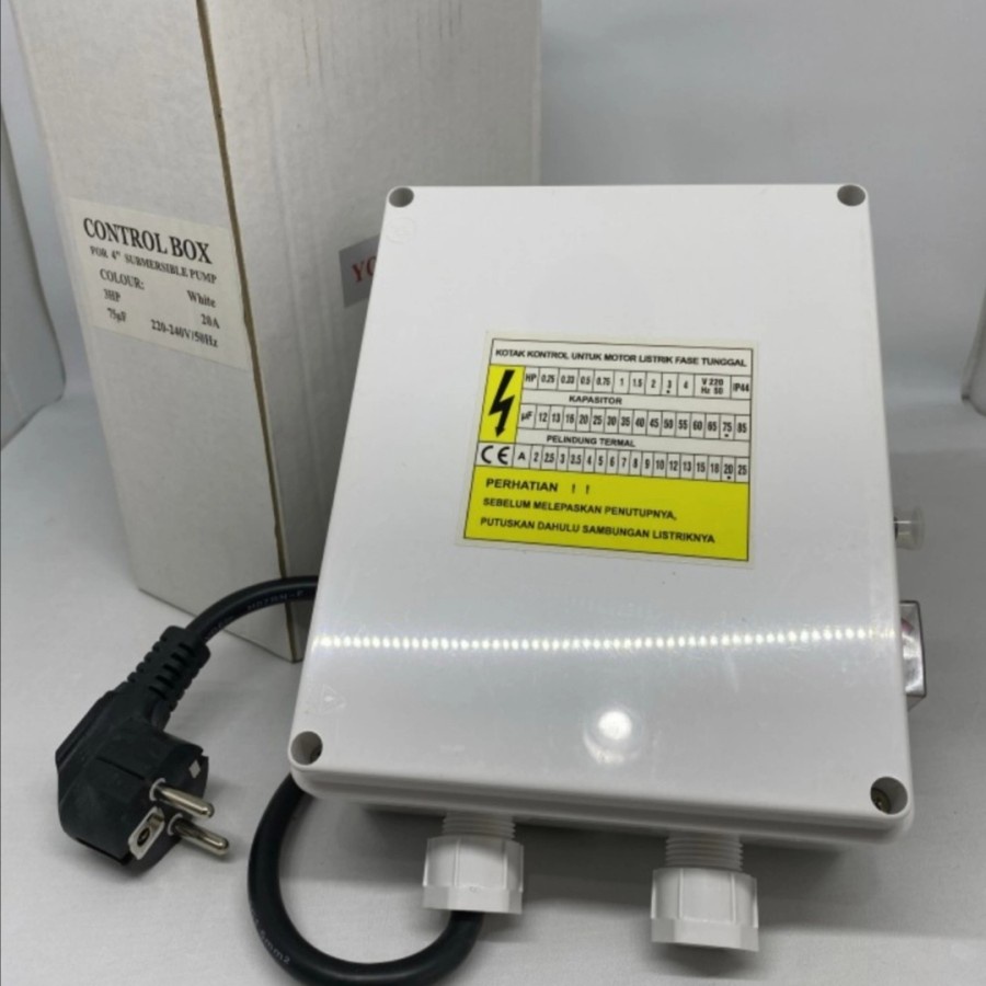 Jual Part Pompa Submersible Control Box 3 HP 1 phase York Italy ...
