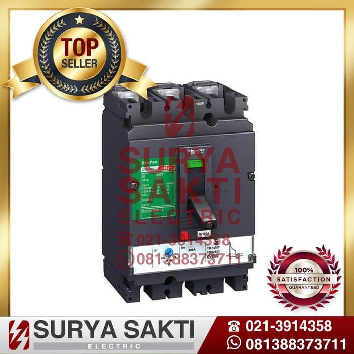 Jual SCHNEIDER MCCB 25KA CVS100B 3P 63A TMD LV510305 | Shopee Indonesia
