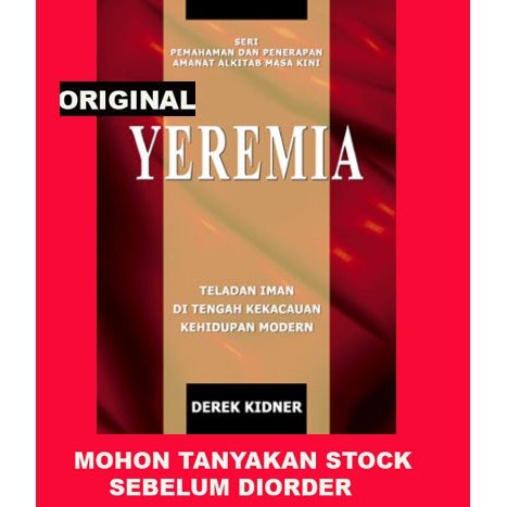Jual YEREMIA-Teladan Iman di Tengah Kekacauan Kehidupan Modern Oleh ...