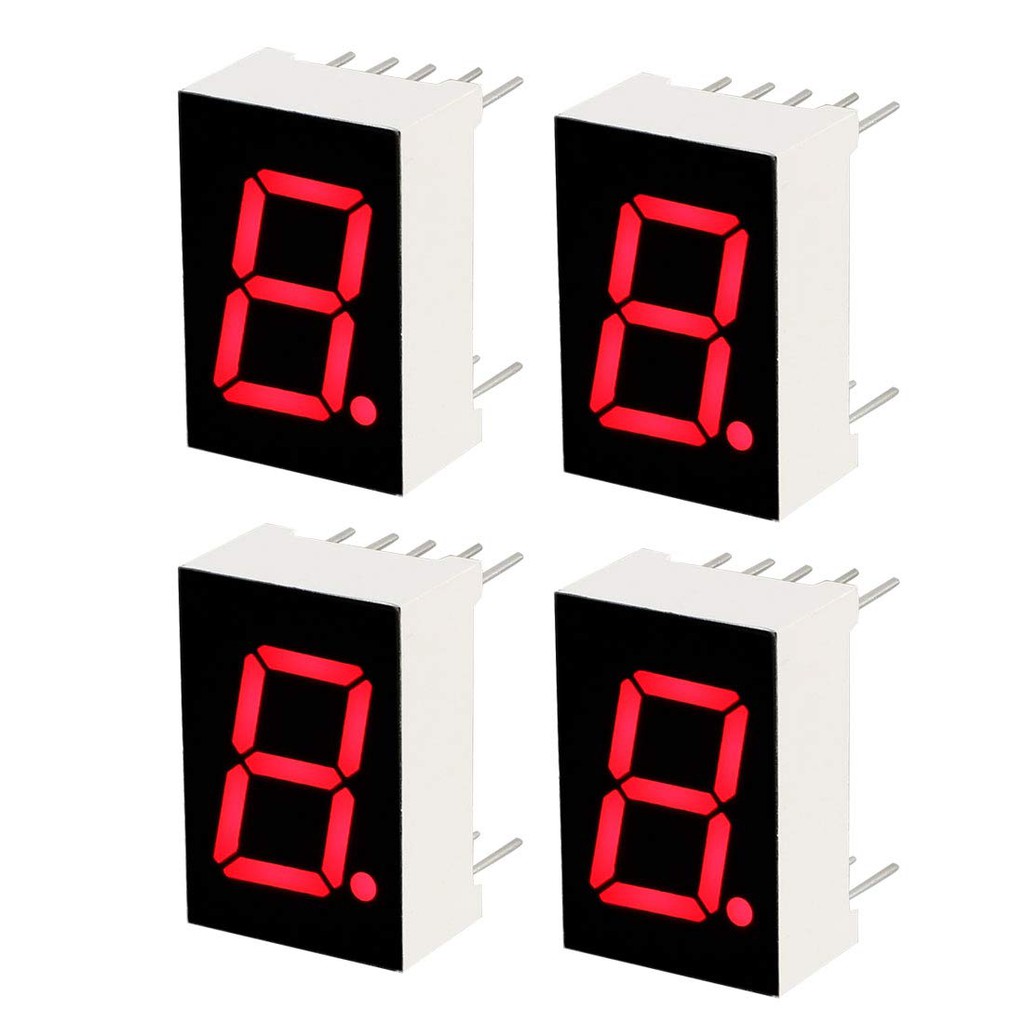 Jual LED 7 Segment Segmen Common Anoda 0,56 inch 0,56" 0.56 RED Display ...