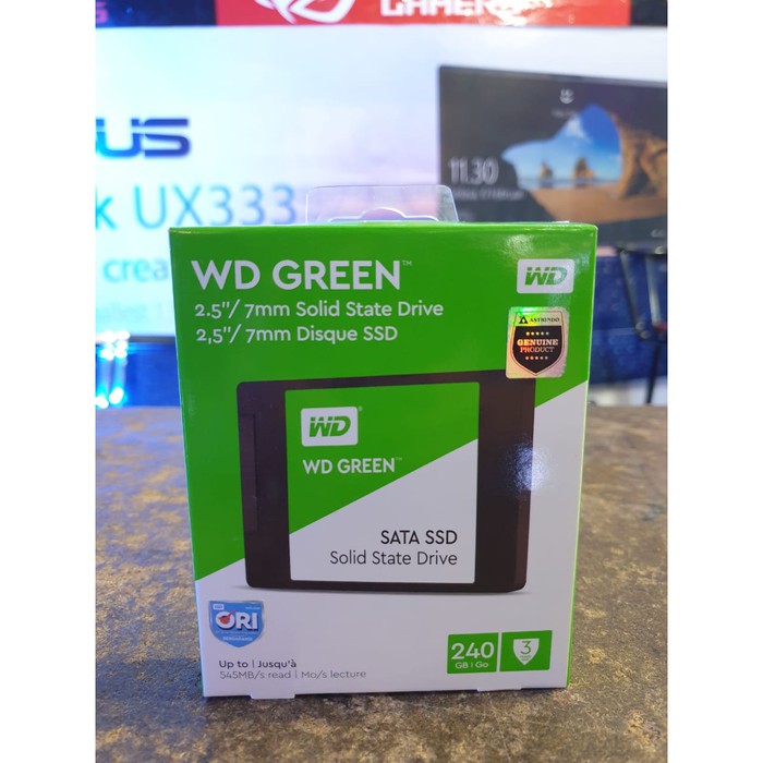 Jual Solid State Disk (SSD) WD Green 240GB SATA | Shopee Indonesia