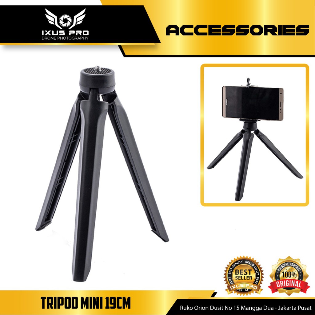 Jual Tripod Mini 19cm For kamera - Tripod Handphone | Shopee Indonesia