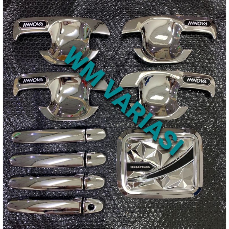 Jual Innova Lama 2004-2015 Paket komplit mangkok outer door handle tank cover chrome new ...