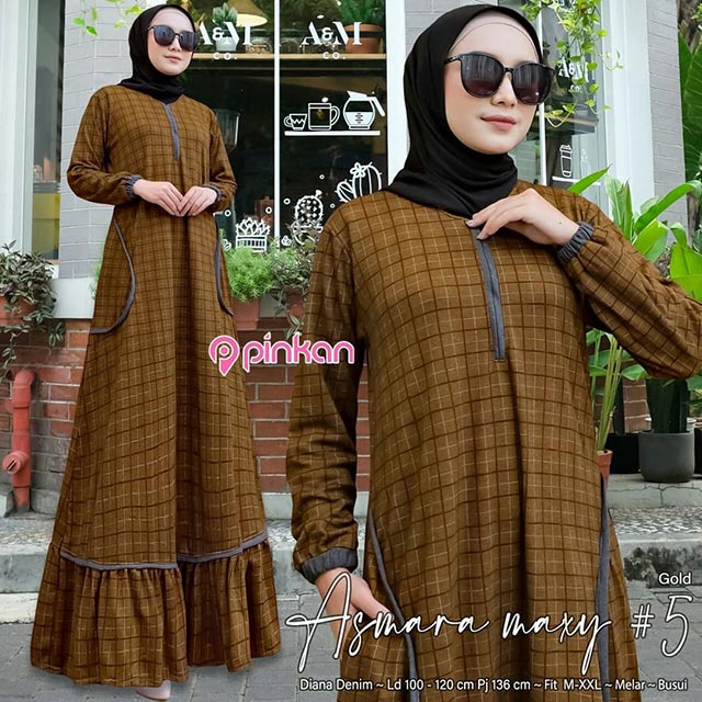 Jual Gamis Kaos Import Gamis Diana Denim Busui Sleting Gamis Remaja Ibu Muslimah Kekinian ...